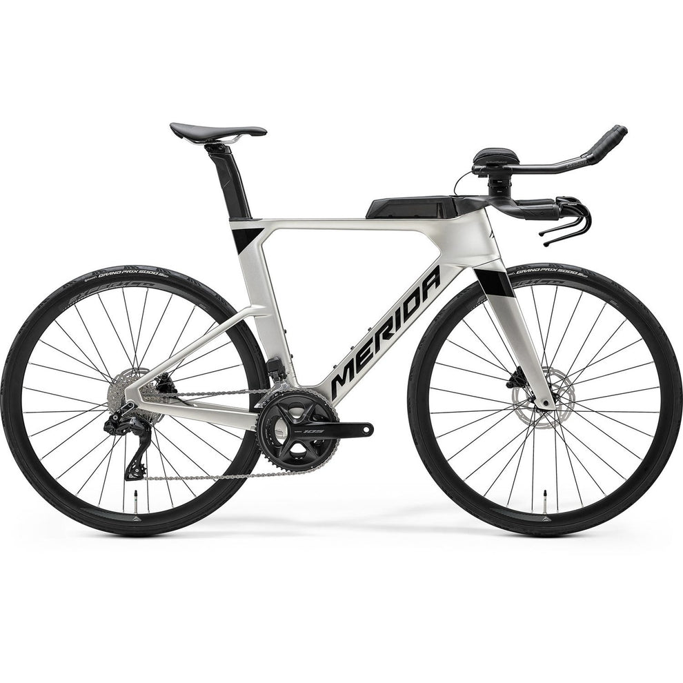 Merida Time Warp Tri 5000 Road Bike Titan/Black – Bicycle Centre