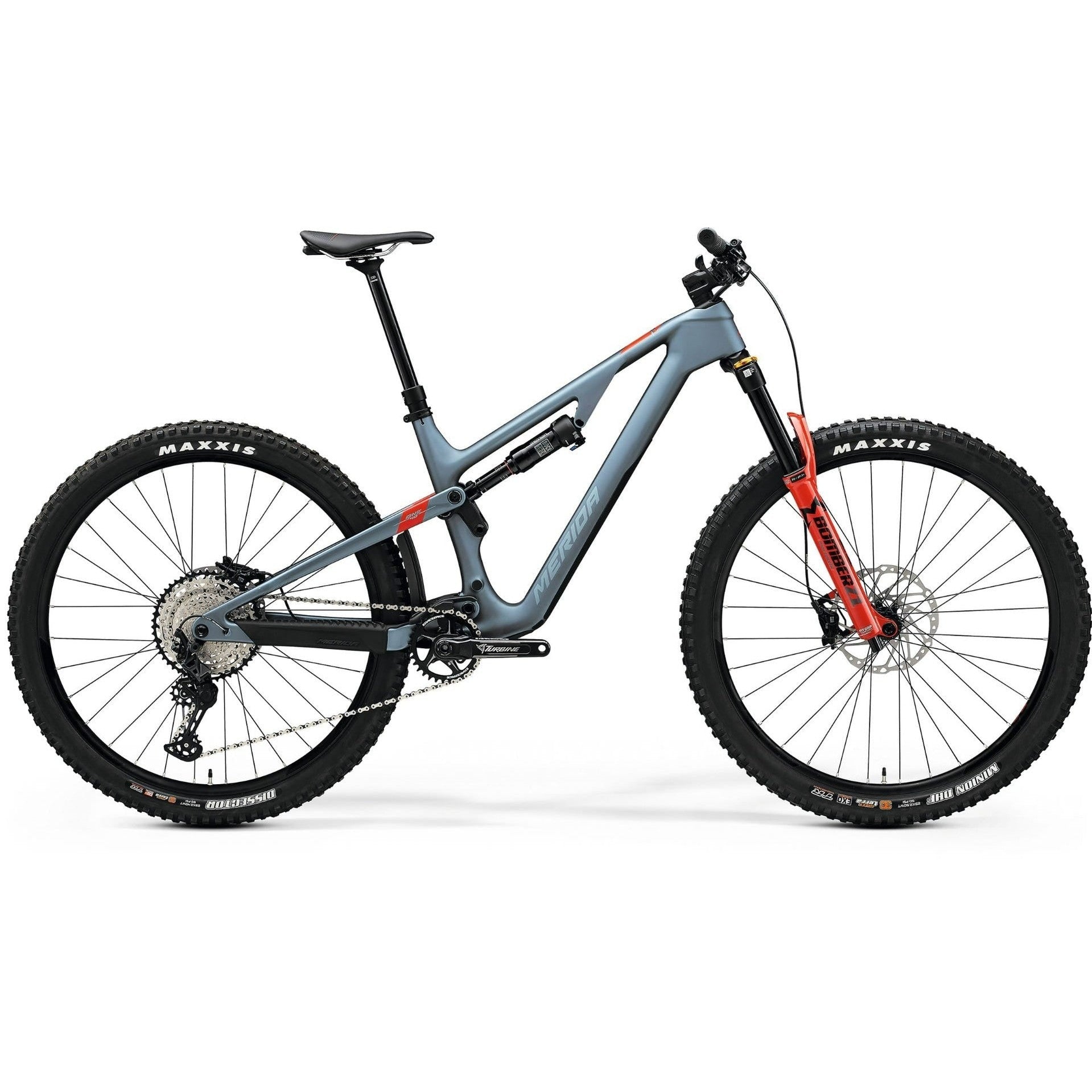 Merida One-Forty 6000 Dual Suspension Mountain Bike Steel Blue/Race Re ...